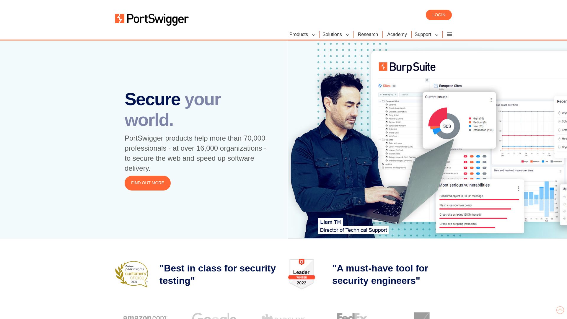 portswigger.net - Secure (SSL) - is ONLINE